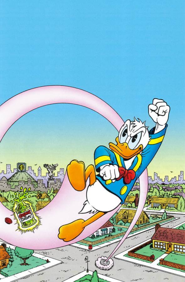 "Super Snooper Strikes Again" by Don Rosa | D.U.C.K. dedication
