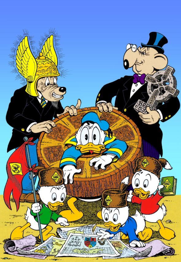 "The Lost Charts of Columbus" by Don Rosa | D.U.C.K. dedication